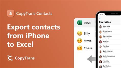 How To Extract Iphone Contacts To Excel