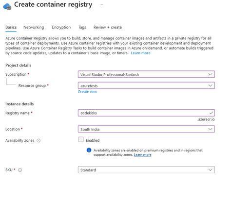 Push Pull Docker Image With Azure Container Registry