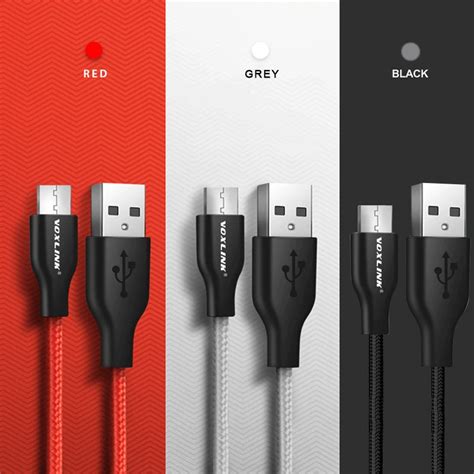 VOXLINK Micro USB кабель для samsung S6 S7, быстрая зарядка ...