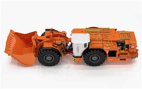 Underground Mining Loader Sandvik Lh621i 3d Model By Modelspro