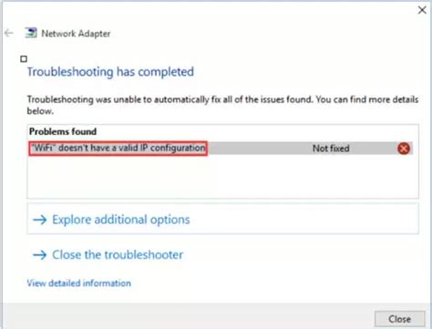 Fix A Wi Fi Doesnt Have A Valid Ip Configuration” Error Itechgyan