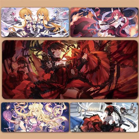 Xxl Large Mousepad Keyboard Date A Live Tokisaki Kurumi Mouse Pad