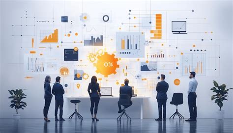 Business Analytics And Data Visualization Premium Ai Generated Image