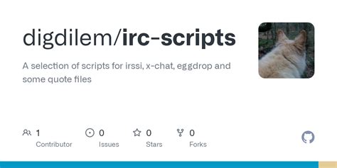 Github Digdilem Irc Scripts A Selection Of Scripts For Irssi X Chat Eggdrop And Some Quote