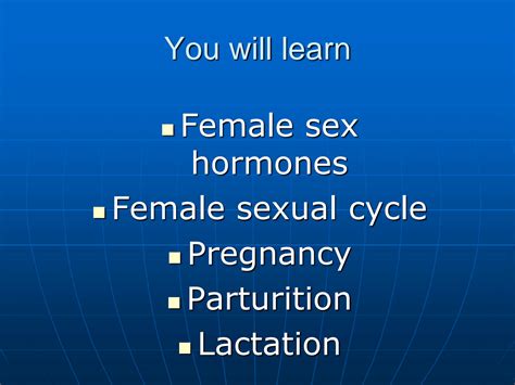 Solution Female Sex Hormones And Female Sexual Cycle Studypool