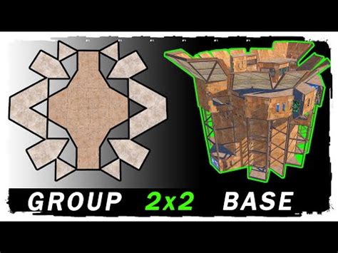 THE BEST GROUP BASE DESIGN 2022 2x2 SHELL RUST YouTube