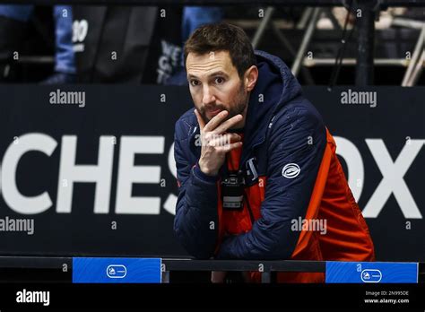 Dordrecht National Coach Niels Kerstholt During The Final B 3000 Meters Relay From The