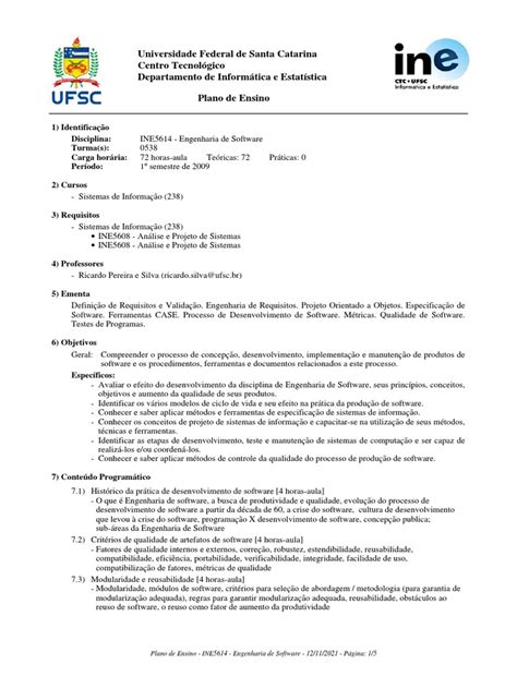 Plano De Ensino Unopar Pdf Testes De Software Linguagem De