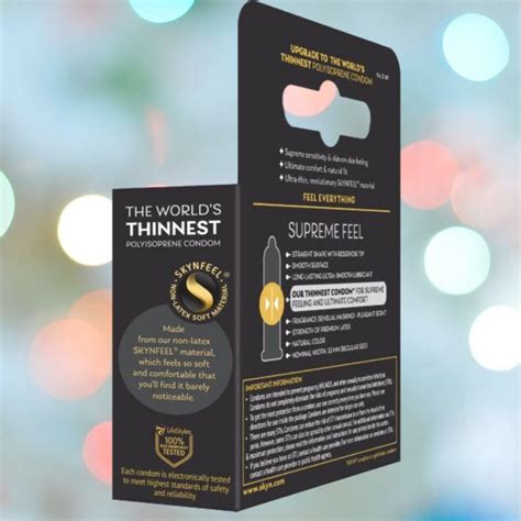 Lifestyles Skyn Supreme Ultra Thin Non Latex Condom