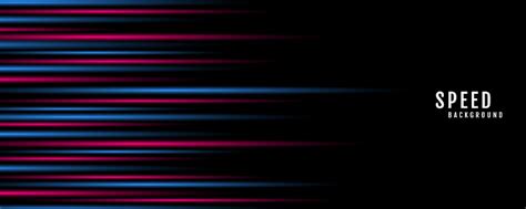 어두운 공간에 3d 다채로운 테크노 기하학적 배경 글로우 직선 모션 효과 장식 현대 그래픽 디자인 요소 배너 전단지 카드 또는 브로셔 표지에 대한 파노라마 고속 스타일 개념