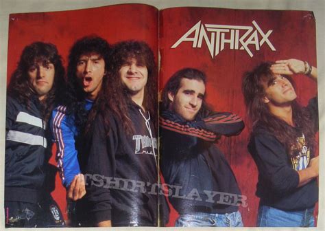 Anthrax Old Posters Tshirtslayer Tshirt And Battlejacket Gallery