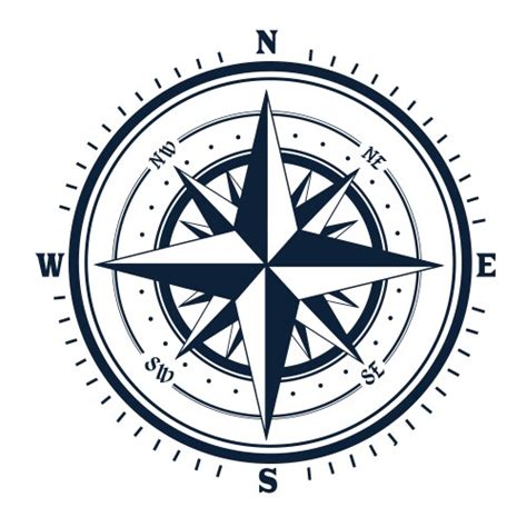 Compass Black And White Vector Images Over 11000