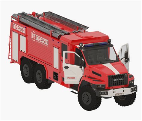 Ural Next Firetruck 3d Model Turbosquid 1983419