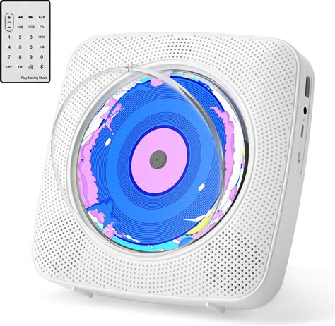 Cd Player Portable Cd Players For Home Bluetooth 1800mah