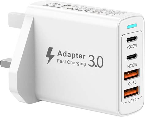 USB C Plug Fast Charge 20W Phone Charger Plug PD QC3 0 Phone Fast Charger Plug USB C Charger