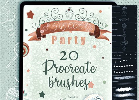 Cake Frosting Procreate Brushes Graphicsbunker