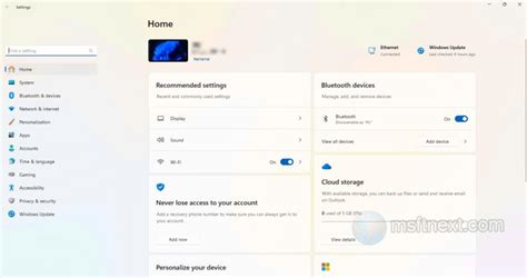 How To Enable The New Home Page In Windows 11 Settings