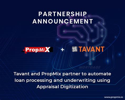 tavant and propmix partner to automate loan processing and underwriting