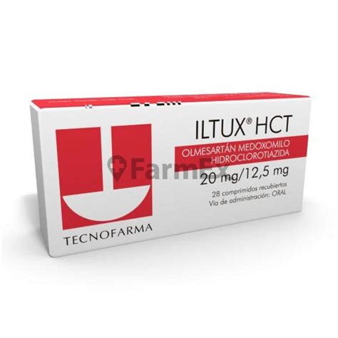 Iltux Hct 20 Mg 125 Mg X 28 Comprimidos