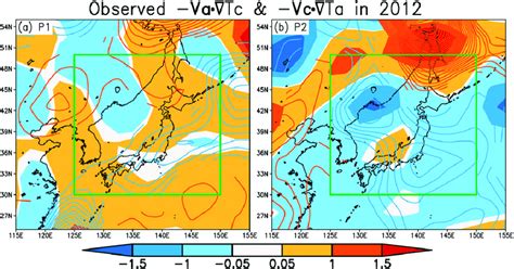 Anomalous Thermal Advection In Term 3 2v A Á T C Contours And Term 2