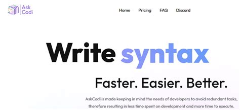 ⋙ Askcodi Price Pros And Cons Alternatives App Reviews