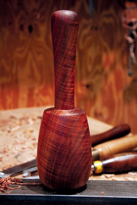 Round Wooden Mallet Vintage Wooden Mallet W Rounded End And Flat End