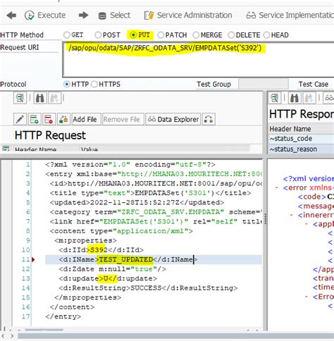 Process To Perform OData CRUD Operation By Using R SAP Community