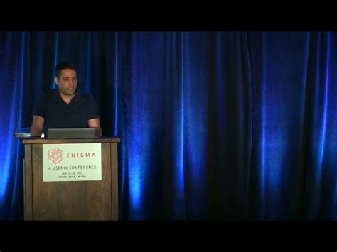 usenix enigma conference talk technical metamorphosis the 3 stages
