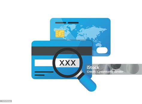 플랫 스타일의 신용 카드 아이콘입니다 Cvv 인증 코드 벡터 그림이 격리된 배경에 있습니다 지불 기호 사업 개념입니다 감시에 대한 스톡 벡터 아트 및 기타 이미지 Istock