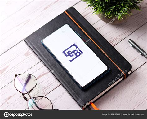 Assam India August 2020 Sebi Logo Phone Screen Stock Image — Stock Editorial Photo
