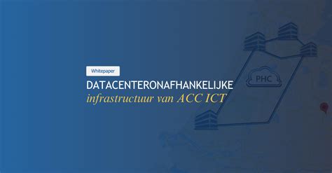 Datacenteronafhankelijke Infrastructuur Van Acc Ict Acc Ict