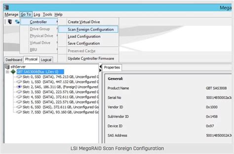 著了魔 IBM LSI MegaRAID Software Foreign Drive Problem