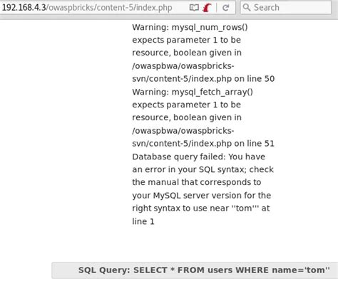 Owasp Broken Web Apps Owasp Bricks Challenge Walkthrough Pentester Land