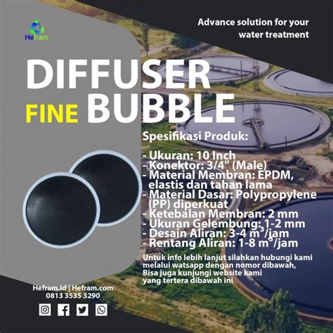 Fine Bubble Diffuser Aeration System Di Bogor Tribun Jualbeli