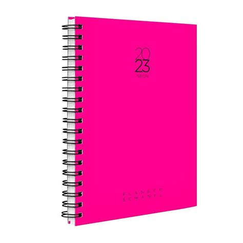 Agenda Planner Semanal 2023 Capa Dura Cores Spot Neon Pink Submarino