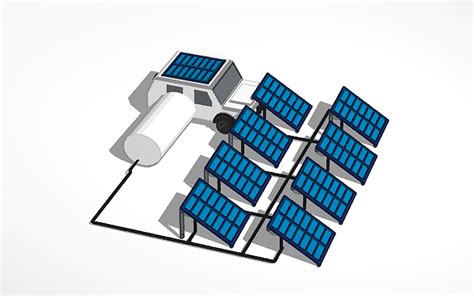 3d Design Solar Panel Tinkercad