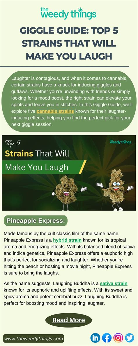 Ppt Giggle Guide Top 5 Strains That Will Make You Laugh Powerpoint