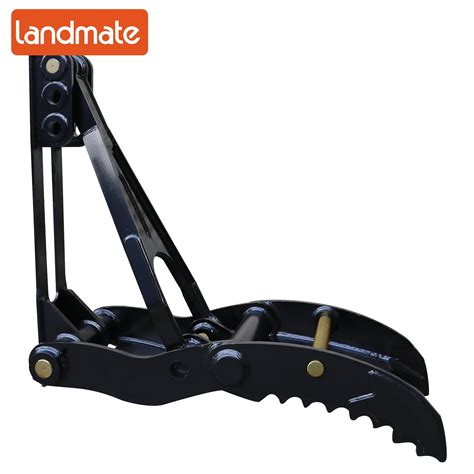 Excavator Loading Unloading Bucket Thumb Clamp Customizable Mechanical Mini Big Bucket Thumb ...