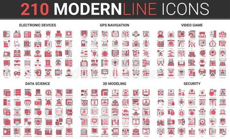 Science Data Transformation Network Infrastructure Ux Ui Mobile App Page Screen Set Stock