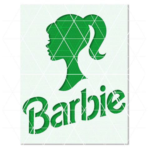 Barbie Stencil Lazy Stencils