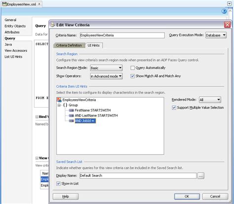 Andrej Baranovskij Blog Multiple Choice Support In ADF BC View Criteria