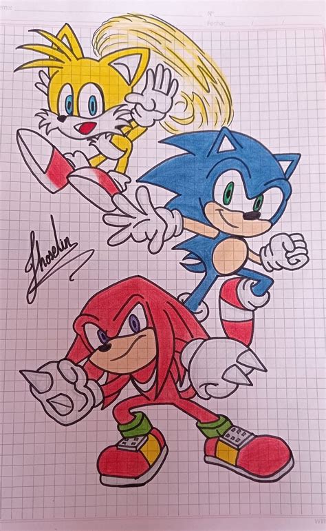 Portada De Sonic Cuadernos De Dibujo Para Niños Dibujitos Sencillos