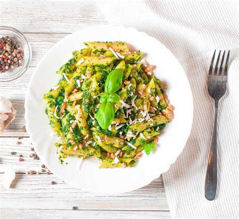 Vegetarian Pesto Pasta The Picky Eater