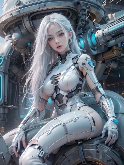 Nsfw Girl Cyberpunk Mecha Armor Mechanical SeaArt AI