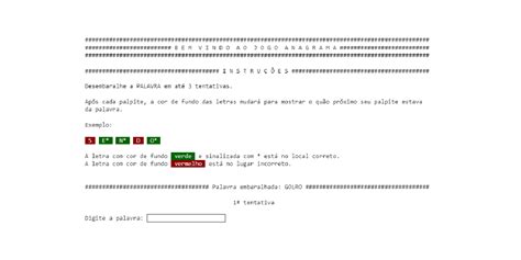 GitHub NiloBSilvaJr Anagrama Python Projeto Final do Módulo DS PY Lógica de Programação