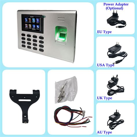 TCP IP Fingerprint Rfid Card Time Clock Recorder Attendance Employee Biometric Attendance