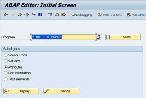 How To Create SAP ABAP HR Reports Using A Logical Database LDB
