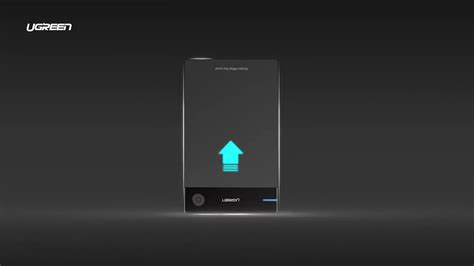 მყარი დისკის წამკითხავი Ugreen Us222 Usb 3 5 Inch Hdd Ssd Sata Usb 3 0 Hdd Storage Case