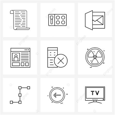 Modern Line Vector Hd Png Images Modern Vector Line Illustration Of 9