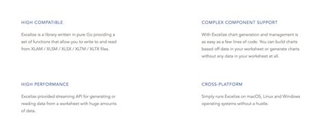 纯 Go 编写的 Excel 工具库 Github精选 “世界你我他，开源靠大家！”